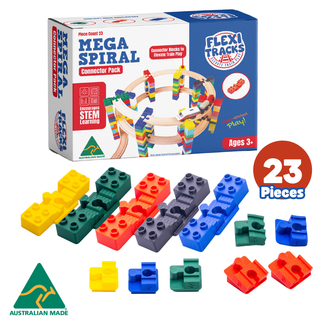 Mega Spiral & Curved Track Bundle – Flexi Tracks