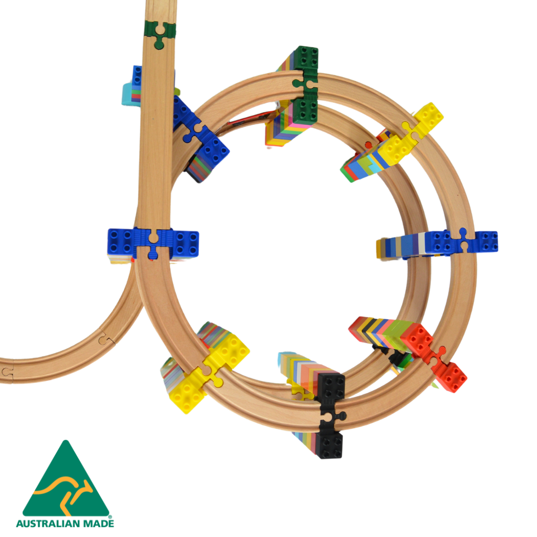 Mega Spiral & Curved Track Bundle – Flexi Tracks